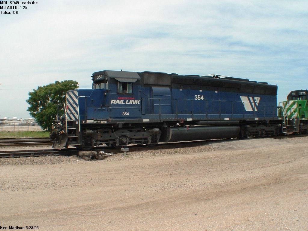 MRL SD45 in Oklahoma.